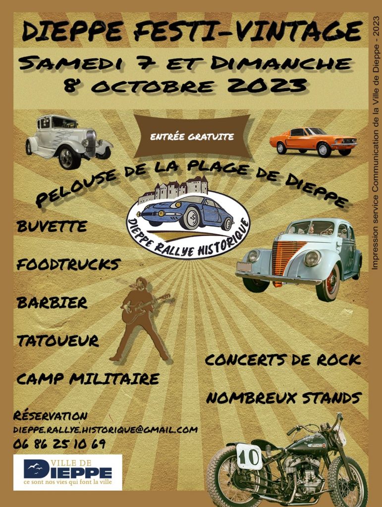 DIEPPE FESTI-VINTAGE – DIEPPE RALLYE HISTORIQUE